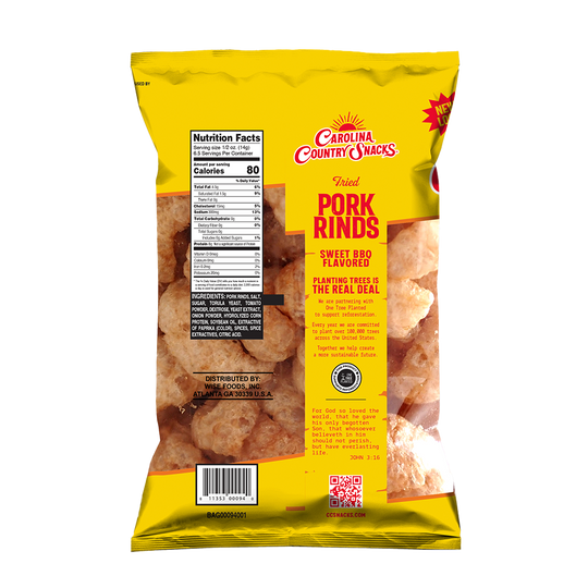 PorkSkins.com & ccsnacks.com | Carolina Country Snacks Sweet & Mild BBQ ...