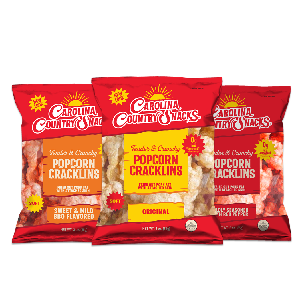 Products – Tagged "Popcorn Cracklins" – Carolina Country Snacks